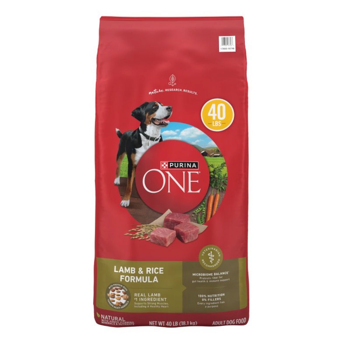 Purina one lamb & rice formula 40lb dry dog food kibble – Rowdy ...